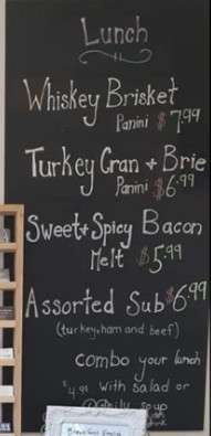 Old Country Kitchen menu in Utterson, Ontario, Canada