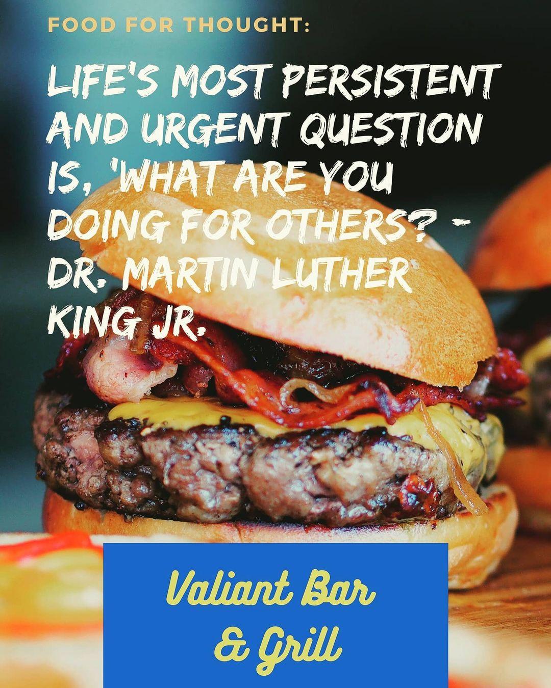 Valiant Bar and Grill menu in Chelsea, Michigan, USA