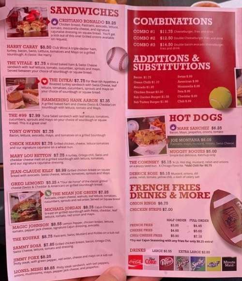 MVP's Grill & Patio menu in Long Beach, California, USA