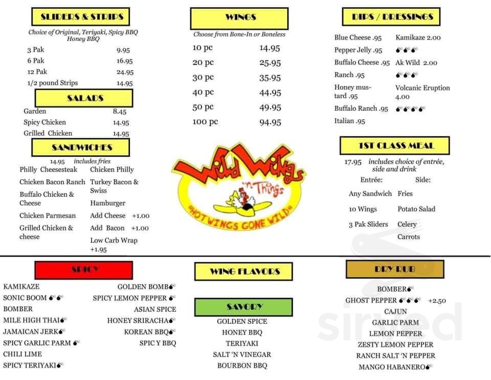 Menu - North Pole AK's North Pole Alehouse | Sirved