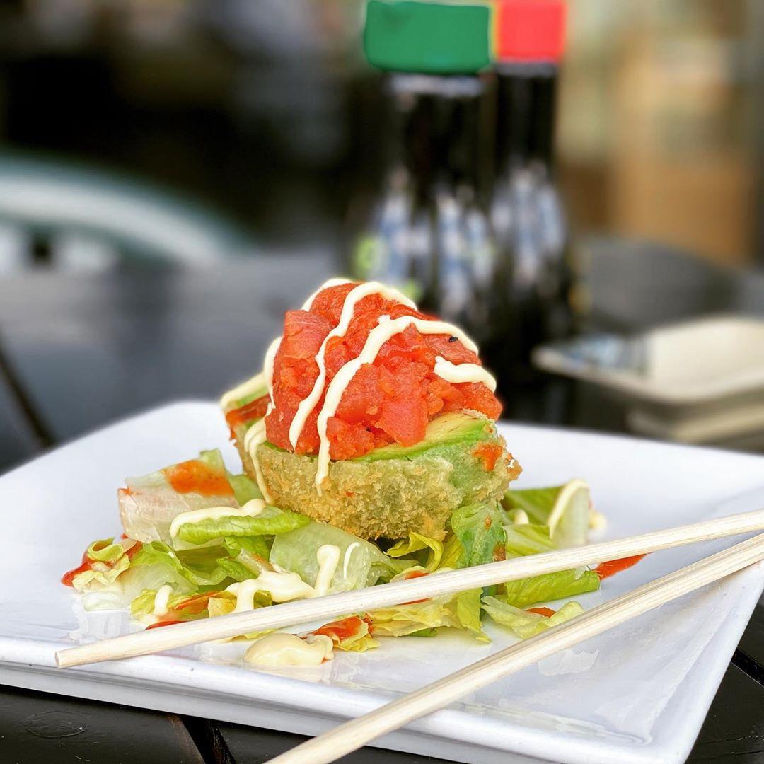 Takosushi menu in Columbia, South Carolina, USA