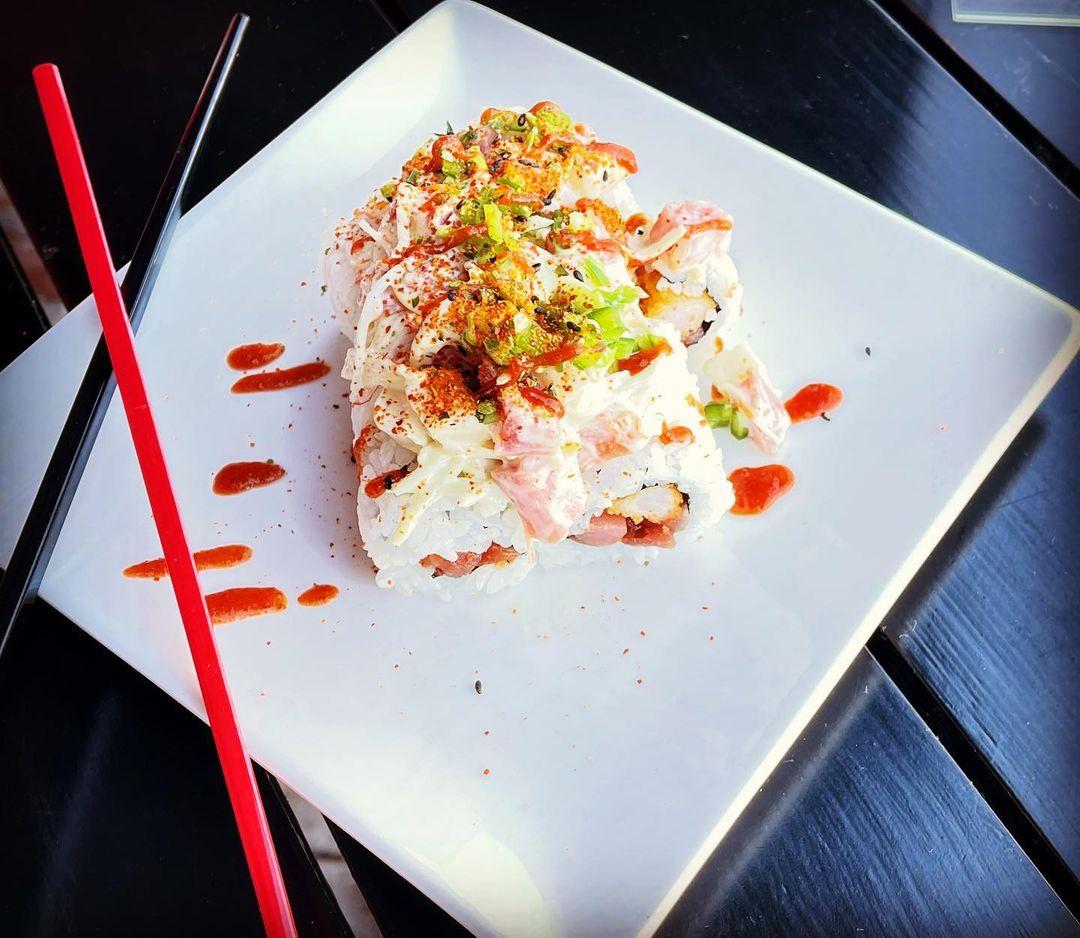 Takosushi menu in Columbia, South Carolina, USA