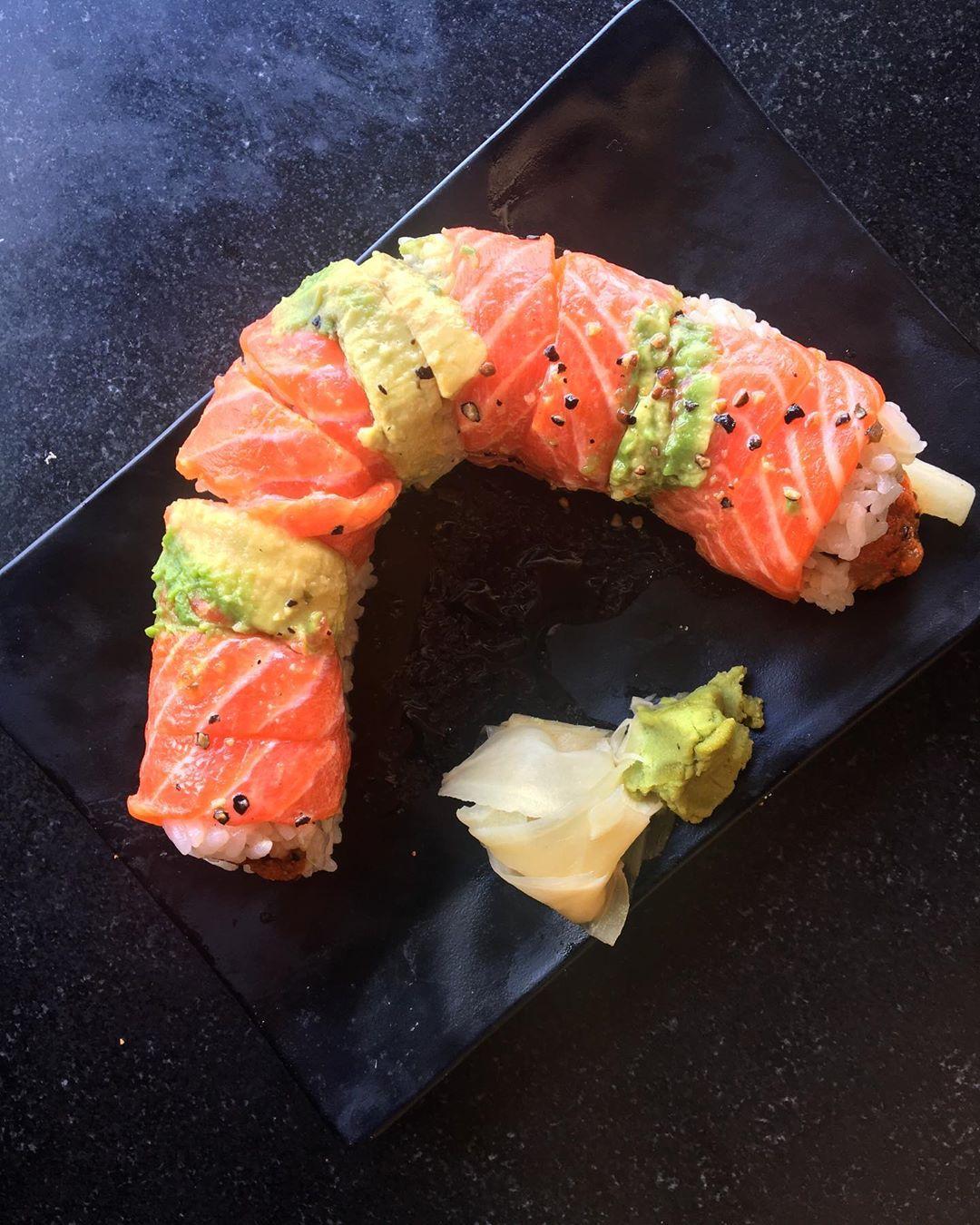 Takosushi menu in Evans, Georgia, USA