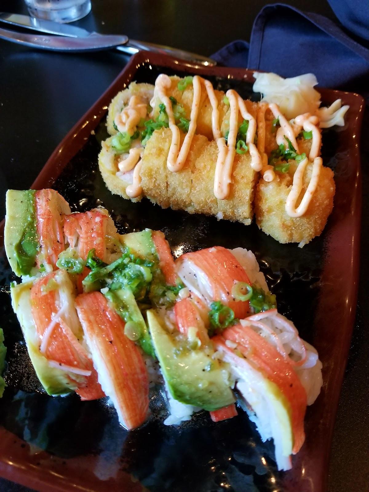 Takosushi menu in Columbia, South Carolina, USA
