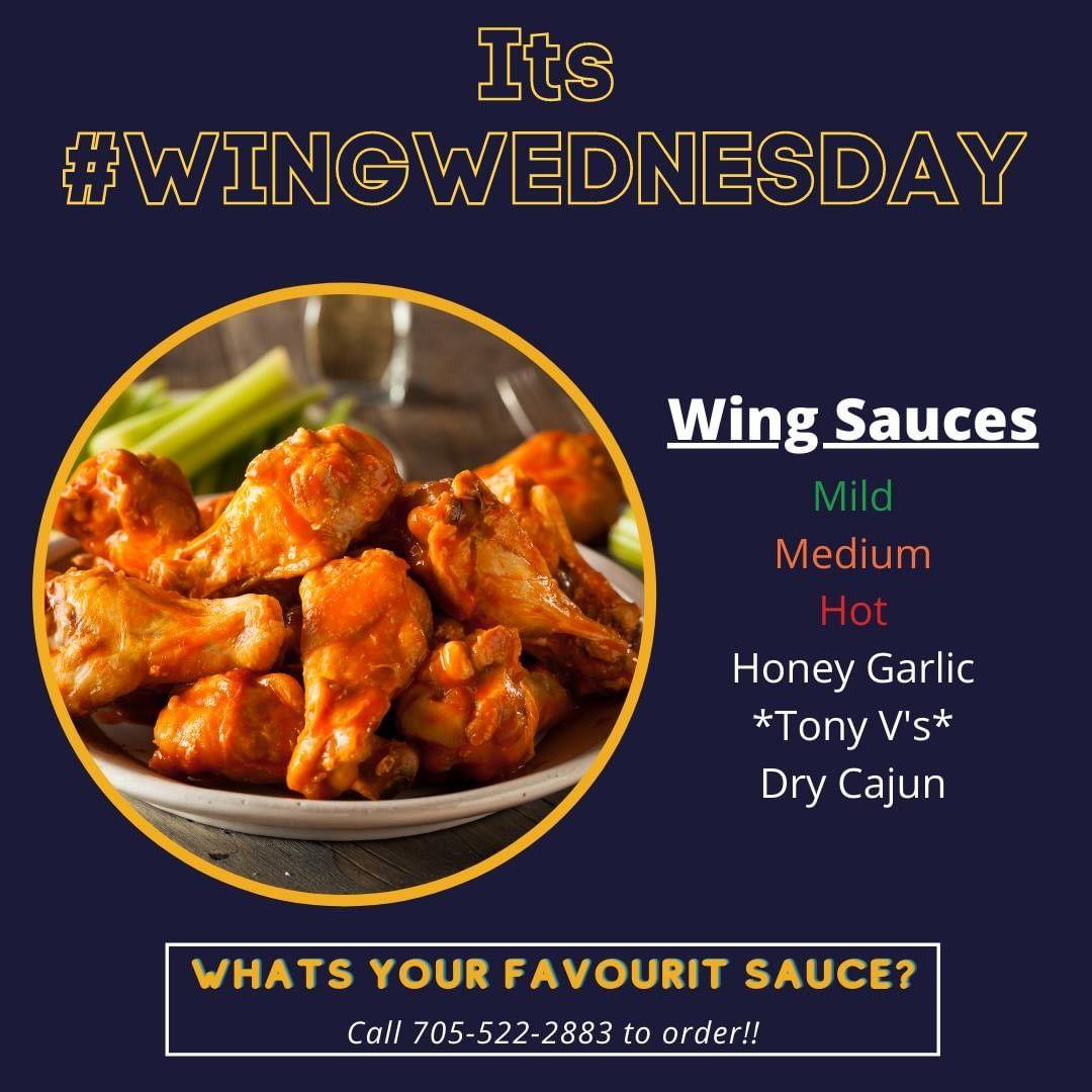 Tony V's Pizza & Restaurant menu in Sudbury, Ontario, Canada