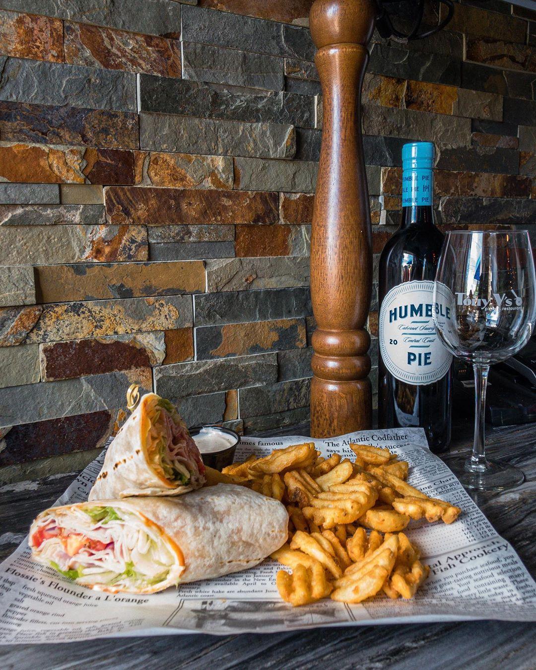 Tony V's Pizza & Restaurant menu in Sudbury, Ontario, Canada