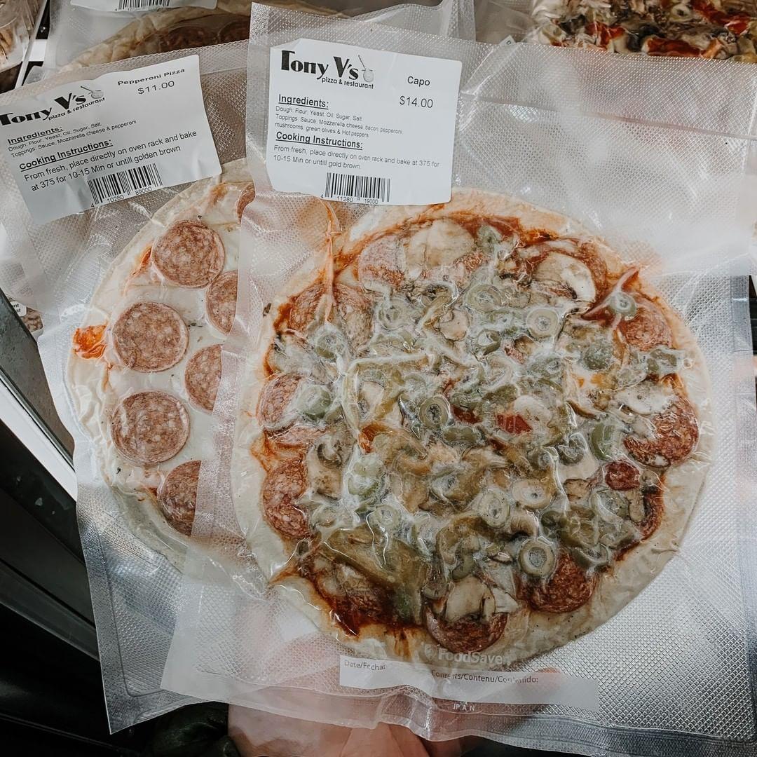 Tony V's Pizza & Restaurant menu in Sudbury, Ontario, Canada