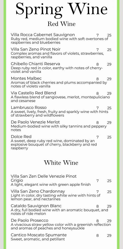 Midtown Bar & Grill menu in Manhattan, Illinois, USA