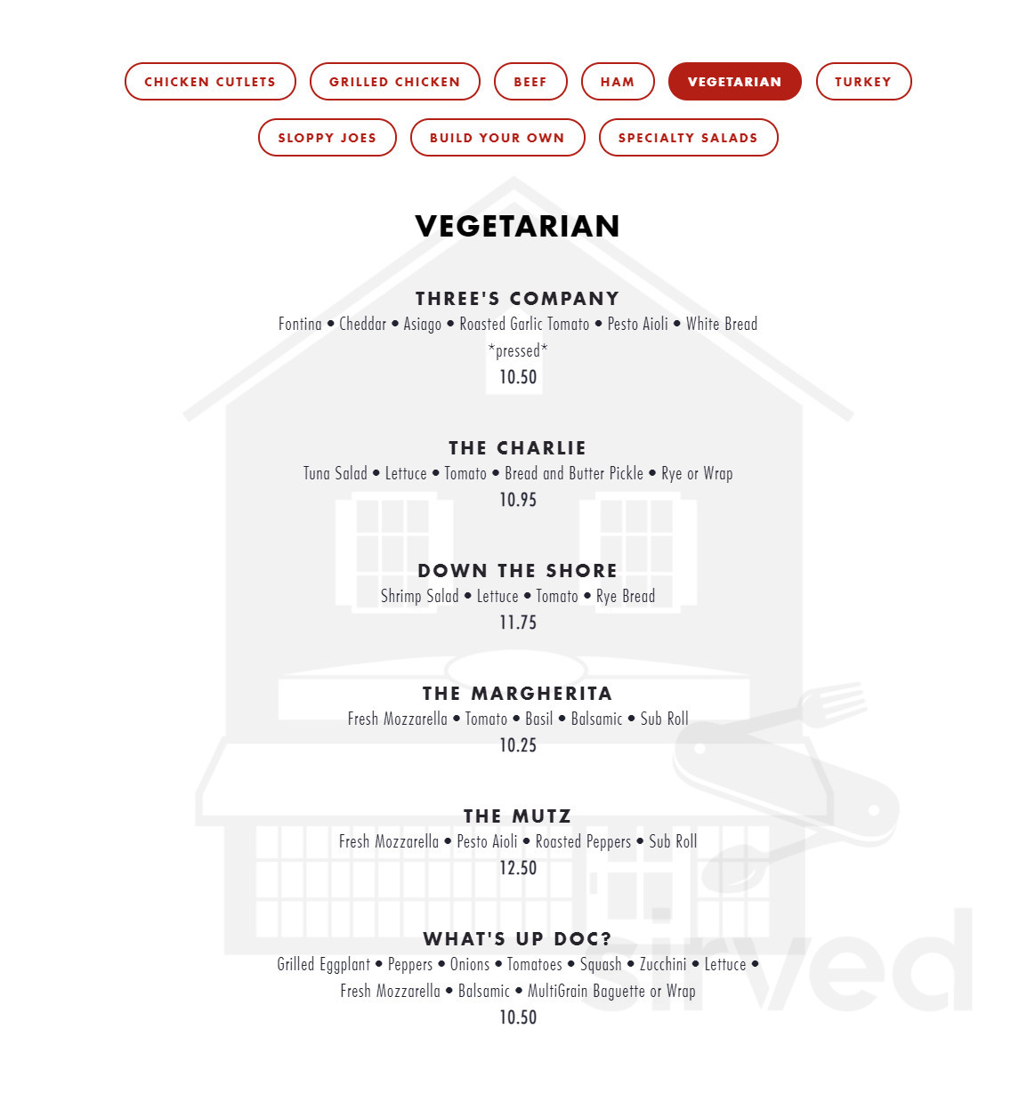 Millburn Deli menu in Montclair, New Jersey, USA