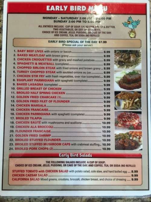 RITZ Diner menu in Philadelphia, Pennsylvania, USA