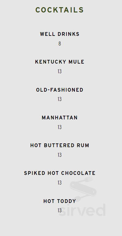 Donnybrook menu in New York, New York, USA