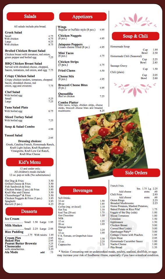 The Classic Coney Island menus in Genesee, Michigan, United States