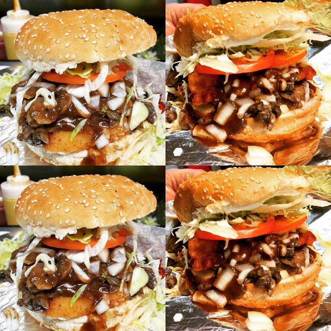 The Burger Place menu in Winnipeg, Manitoba, Canada