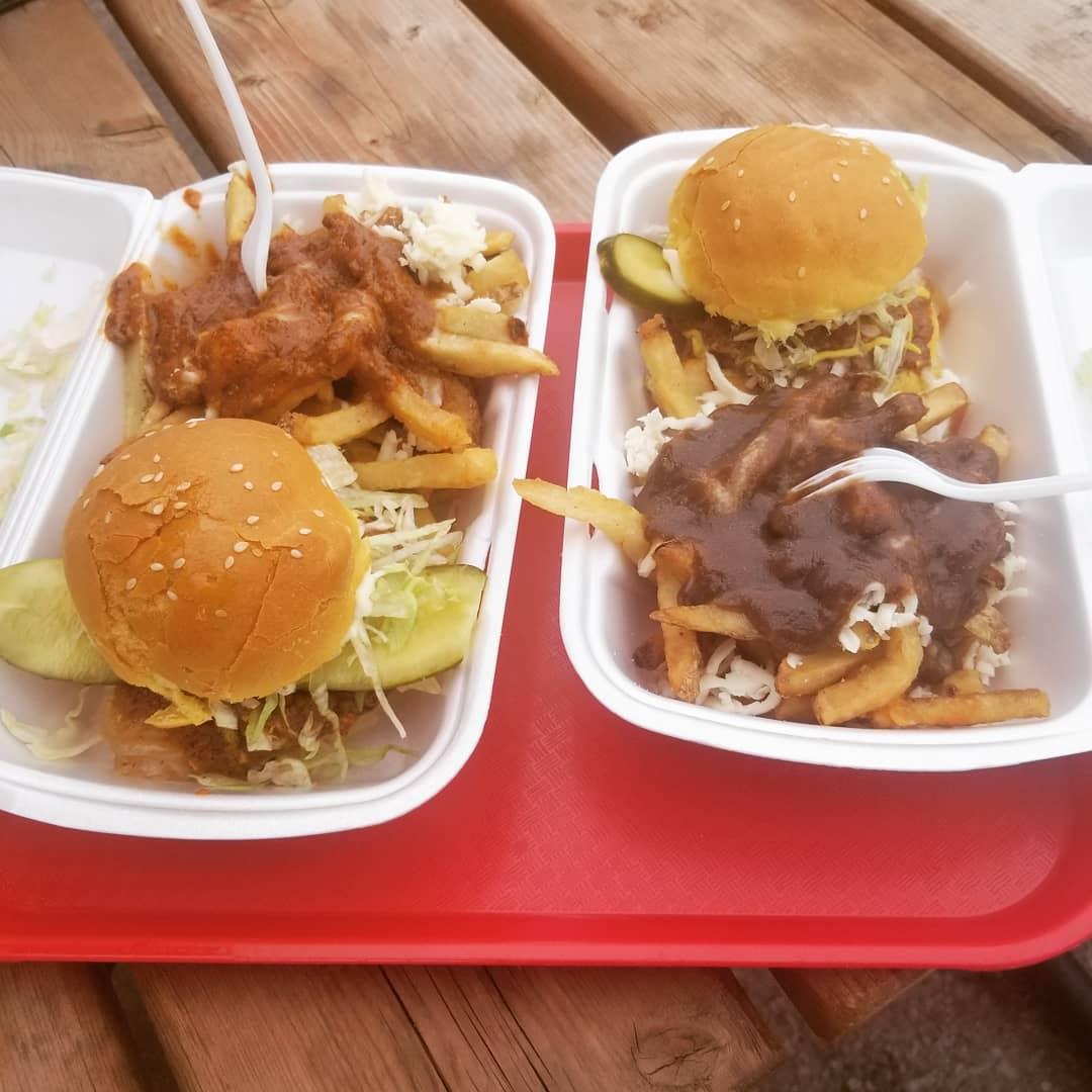 The Burger Place menu in Winnipeg, Manitoba, Canada