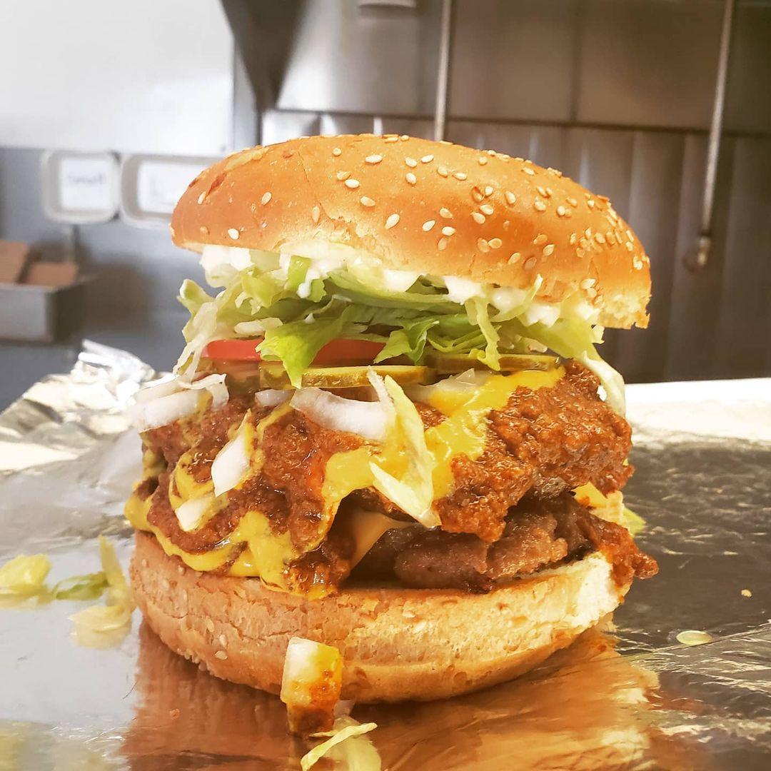 The Burger Place menu in Winnipeg, Manitoba, Canada