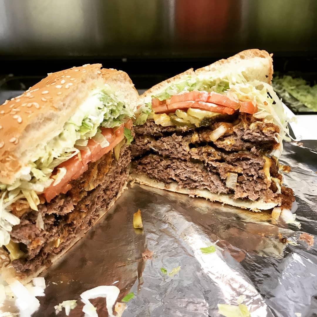 The Burger Place menu in Winnipeg, Manitoba, Canada