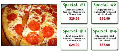 Twin Trees menu in East Syracuse, New York, USA