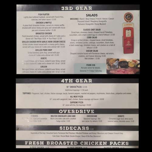 Whiskey Throttle Bar & Grill menu in Cherokee, Iowa, USA