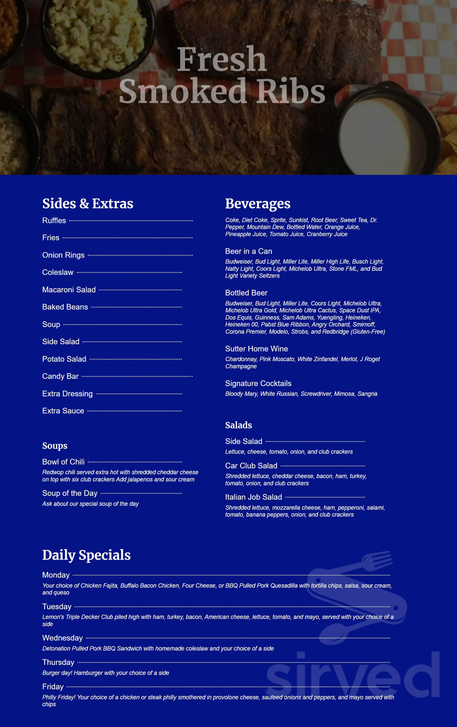 Katherine's Cafe menu in Nitro, West Virginia, USA