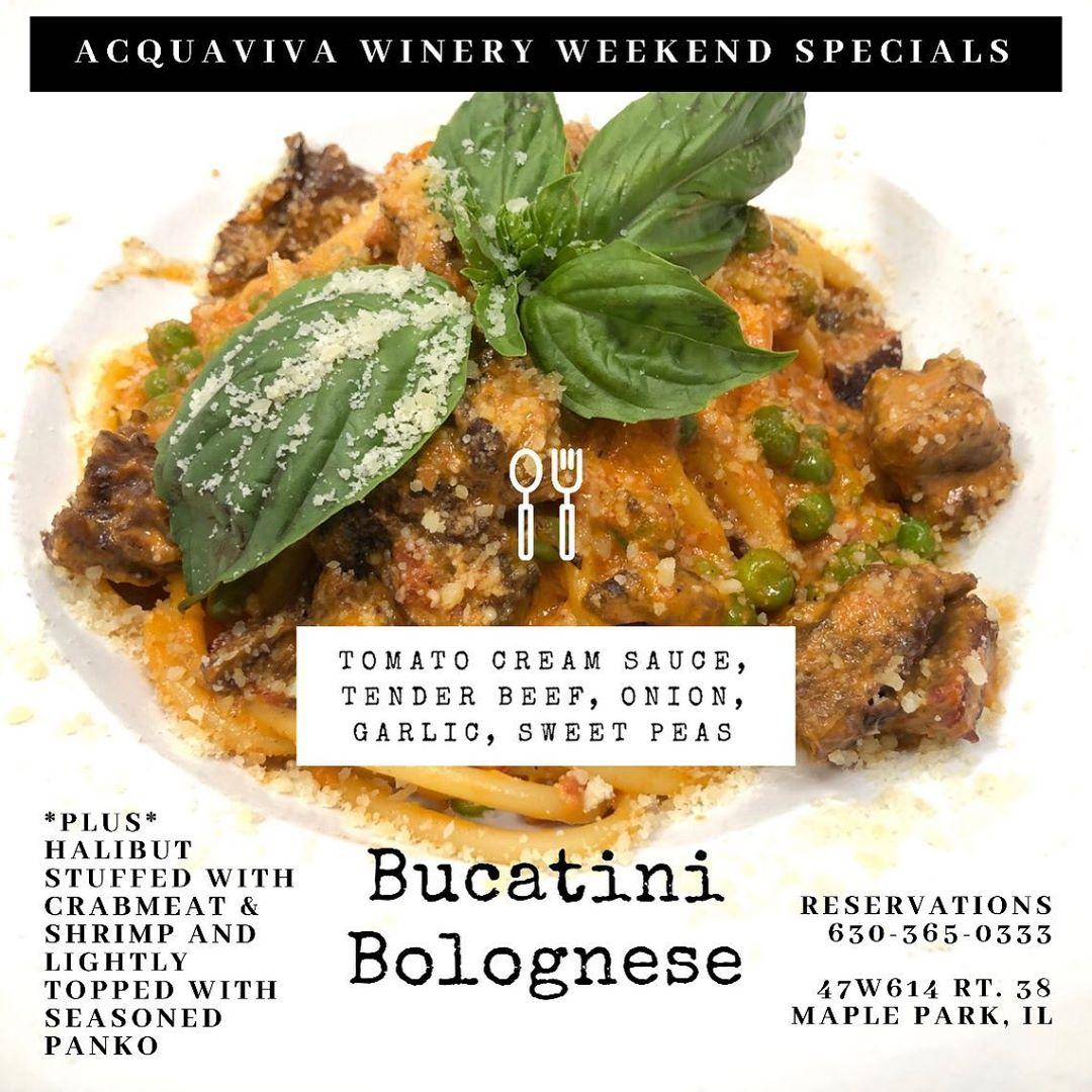 Acquaviva Winery menus in Maple Park, Illinois, United States