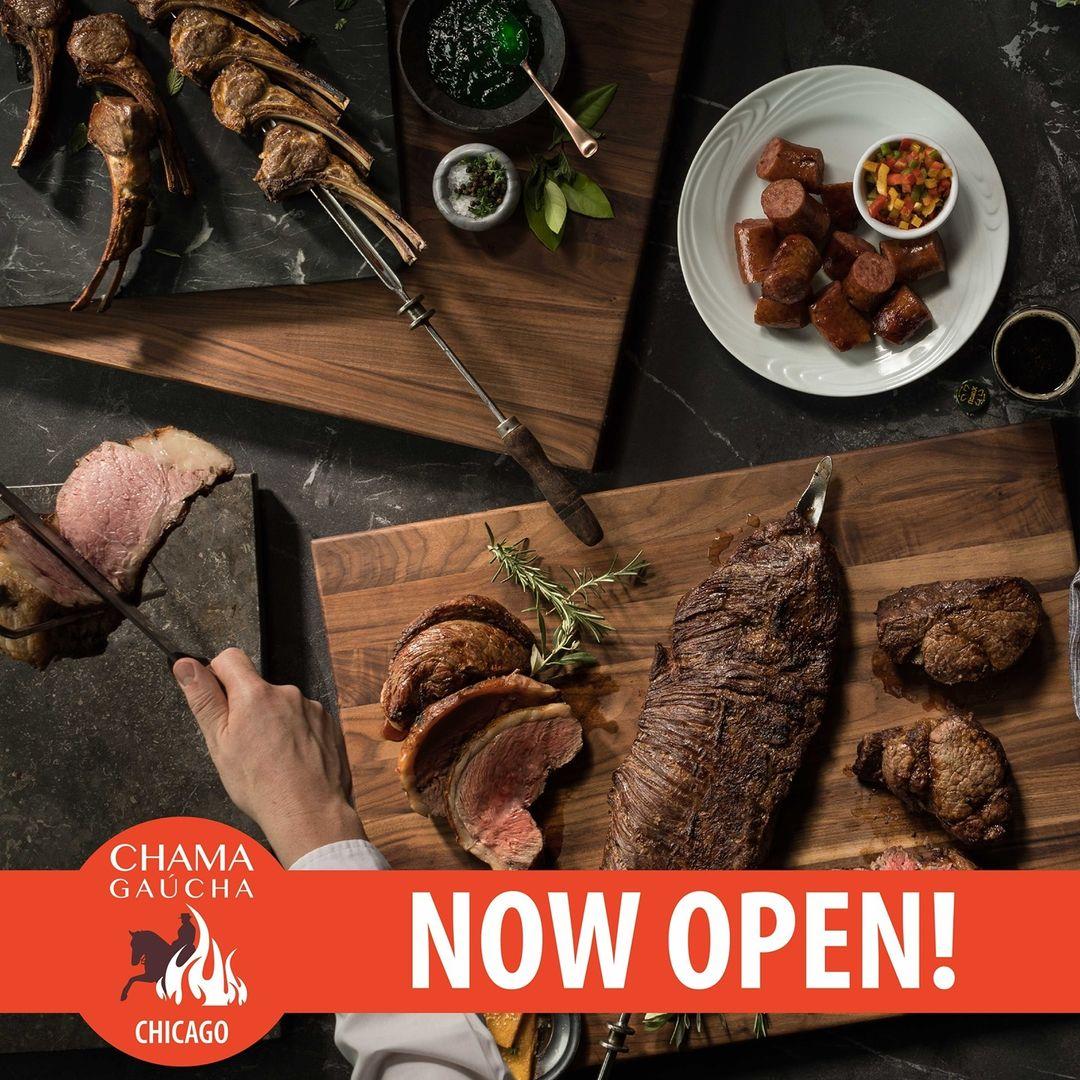 Chama Gaúcha Brazilian Steakhouse menu in San Antonio, Texas, USA