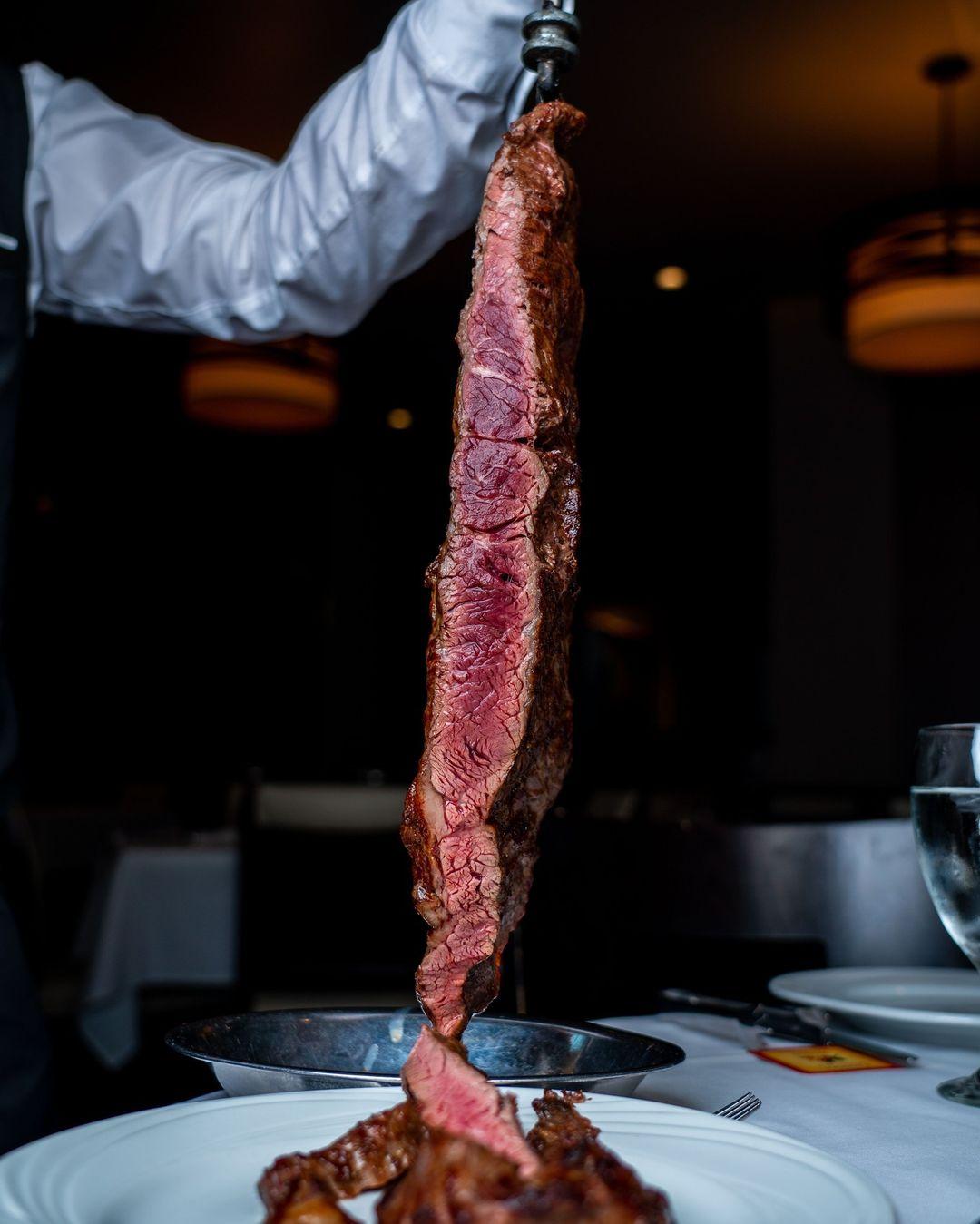 Chama Gaúcha Brazilian Steakhouse menu in San Antonio, Texas, USA