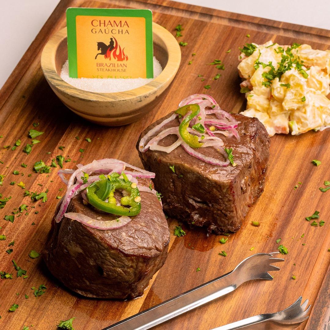 Chama Gaúcha Brazilian Steakhouse menu in San Antonio, Texas, USA