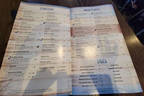 The Parrot Patio Bar & Grill menu in Bradenton, Florida, USA