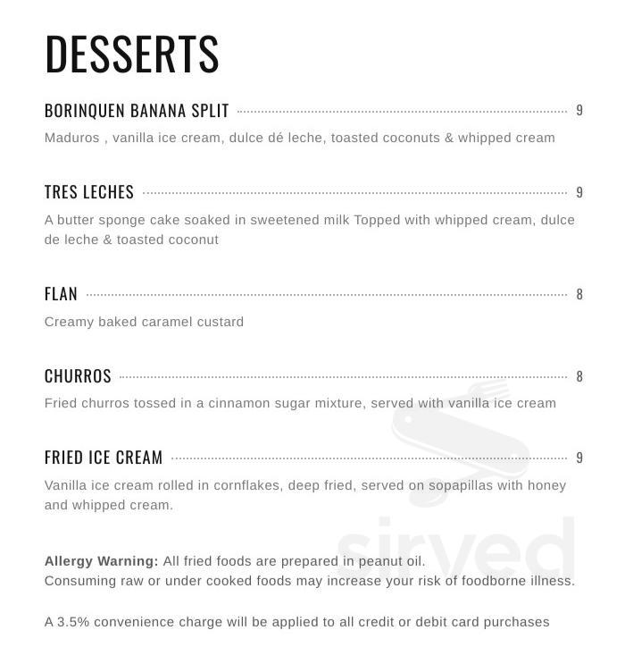 The Remington Bar menu in Whitefish, Montana, USA