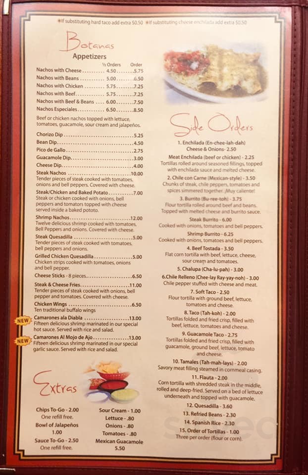 El Rancho Grande menus in Wetumpka, Alabama, United States