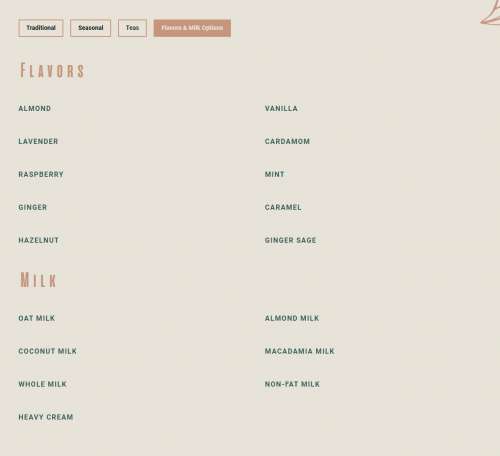 Founding Fathers Collective menu in Prescott, Arizona, USA