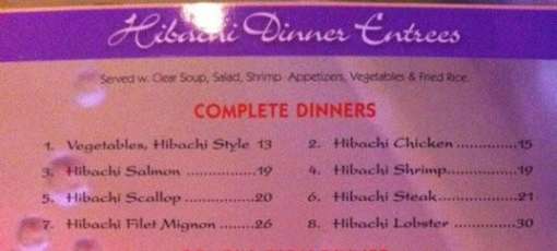 Menu for Murasaki in Cape May Court House, NJ | Sirved