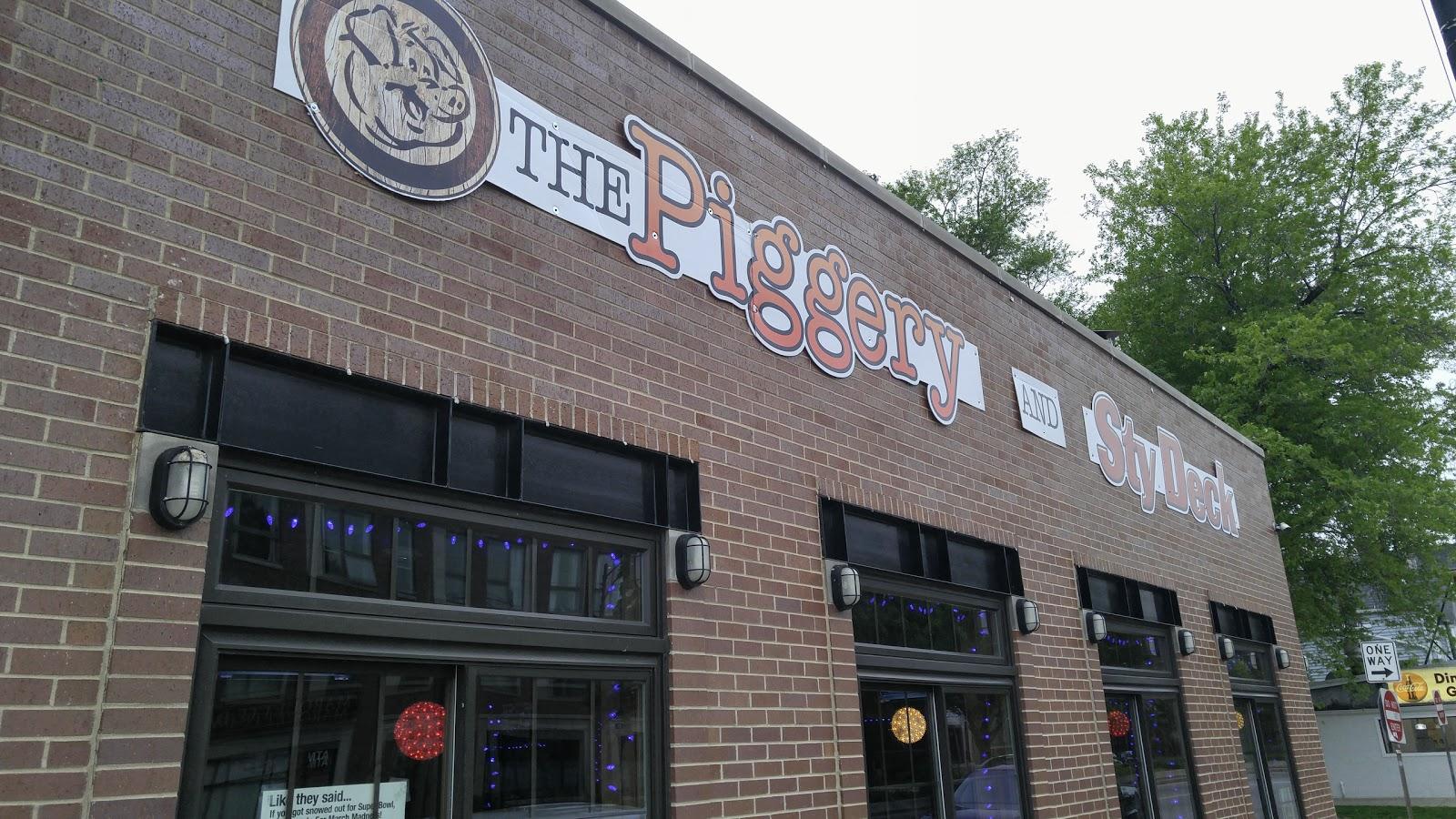 The Piggery menu in Chicago, Illinois, USA