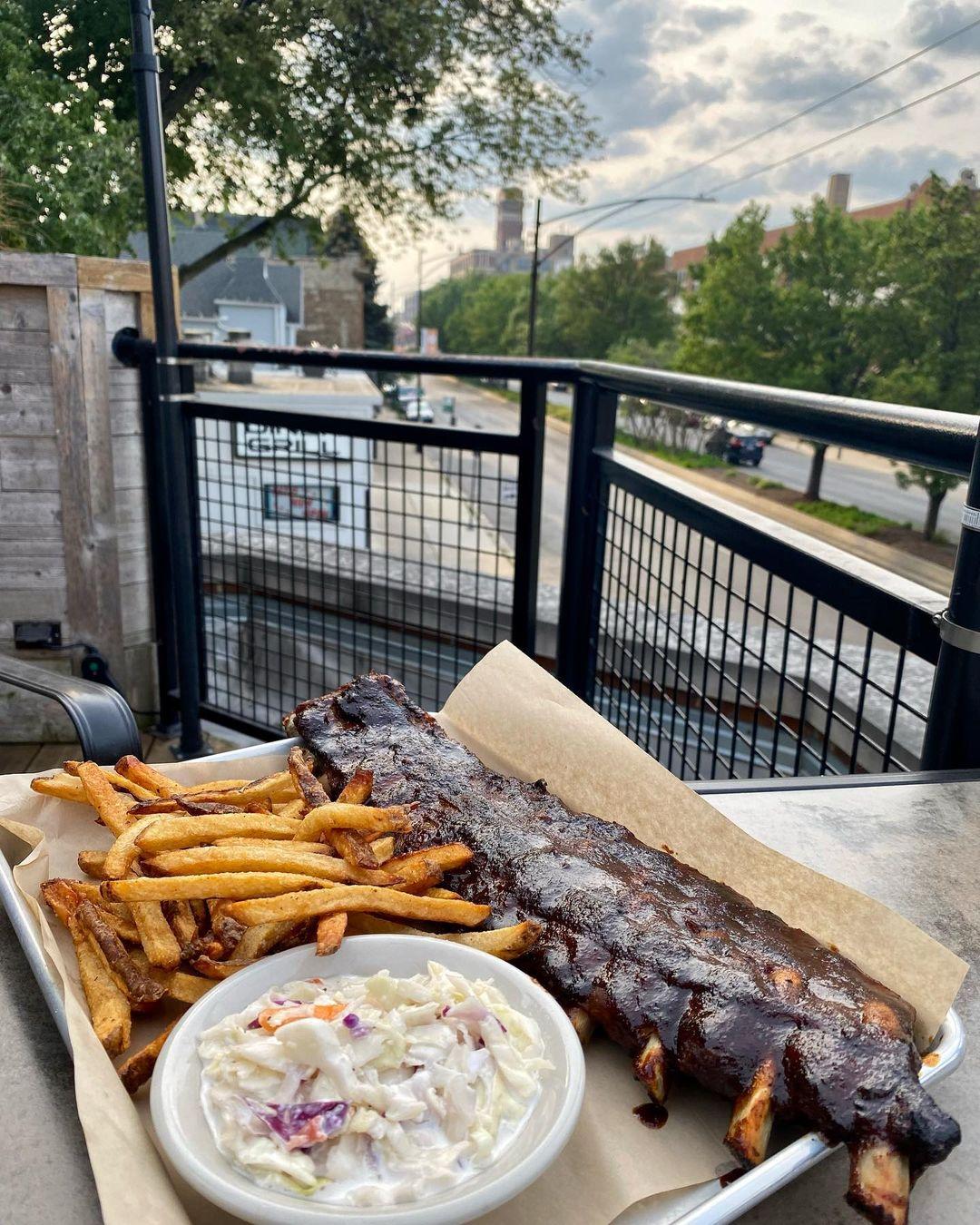 The Piggery menu in Chicago, Illinois, USA