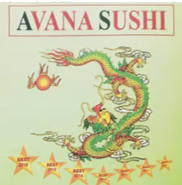 Menu for Avana Sushi in Boston, MA | Sirved
