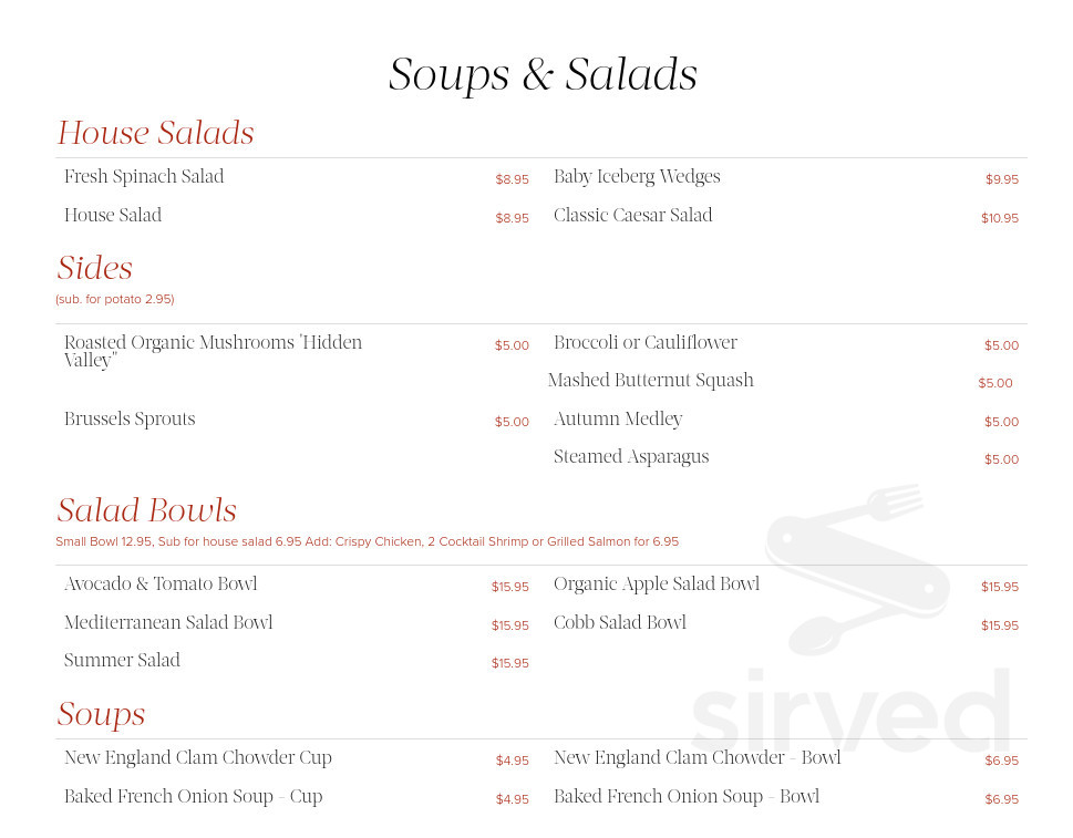 The Del-Bar menu in Wisconsin Dells, Wisconsin, USA