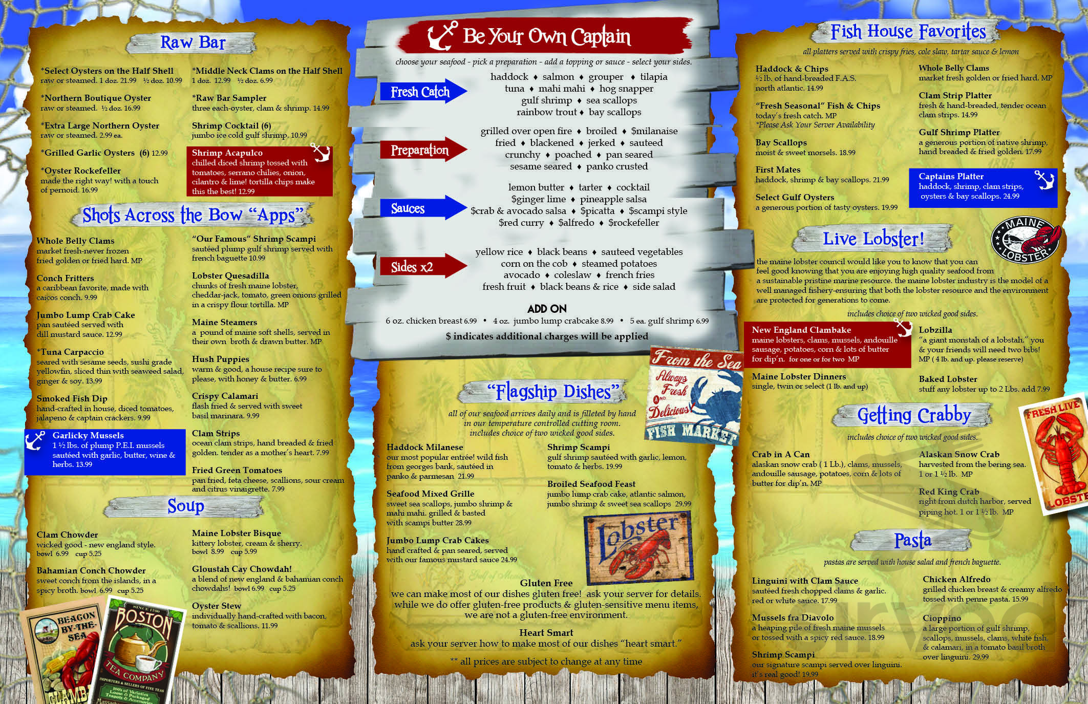 New England Fish Market & Restaurant menus in Palm City, Florida ...