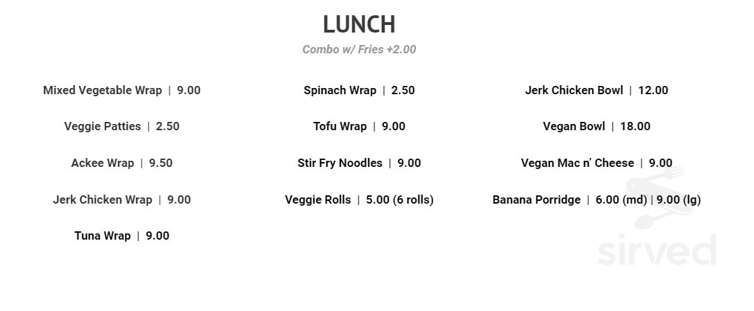 Living Right Health Bar menu in Naugatuck, Connecticut, USA