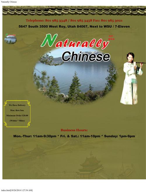 Royal Dragon Restaurant menu in Roy, Utah, USA