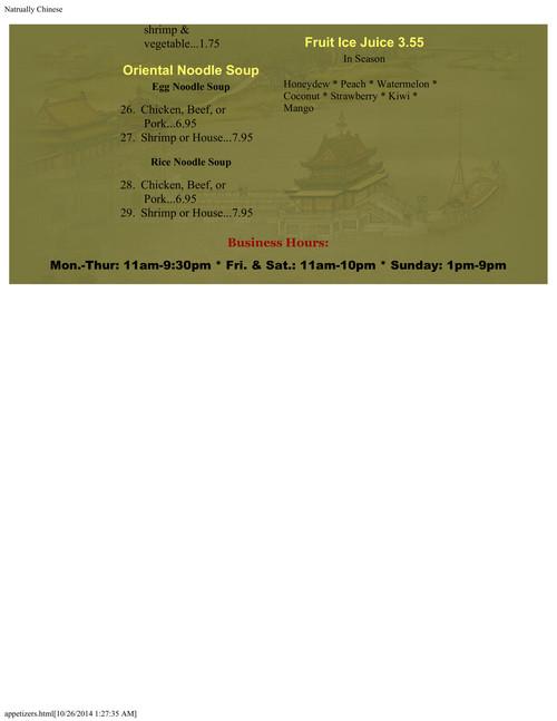 Royal Dragon Restaurant menu in Roy, Utah, USA