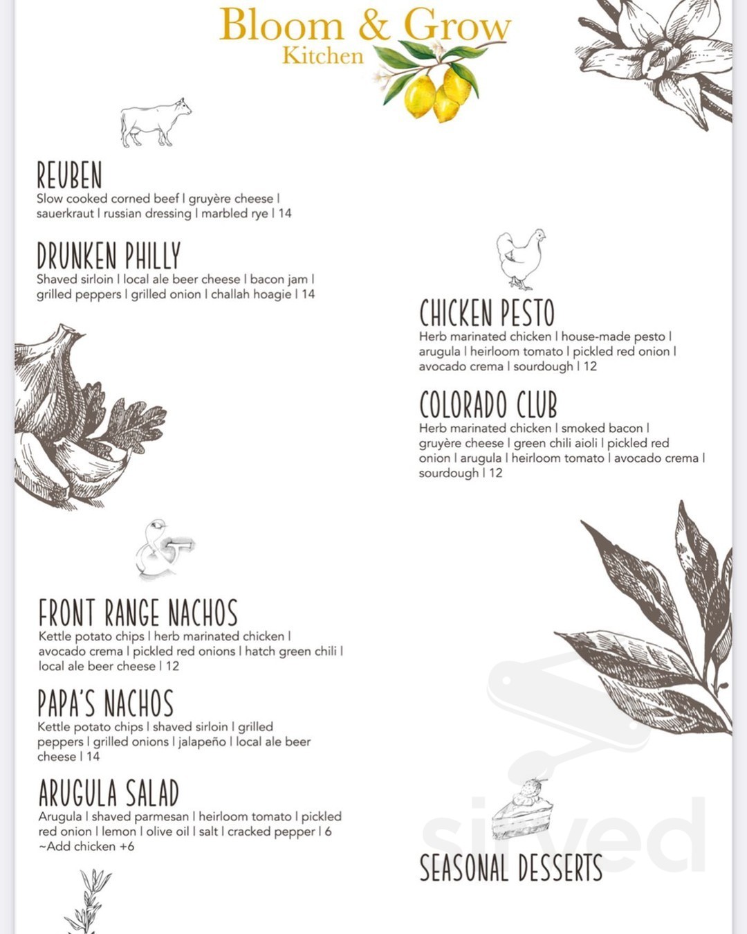 Iron Mule Brewery menu in Castle Rock, Colorado, USA
