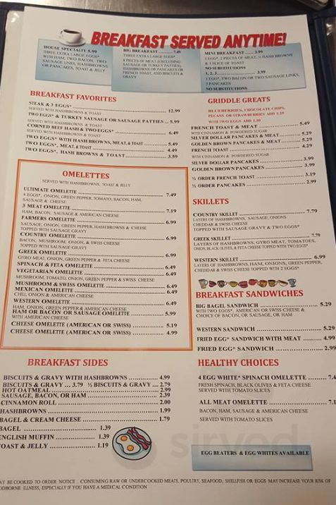 Newburgh Grill menu in Livonia, Michigan, USA