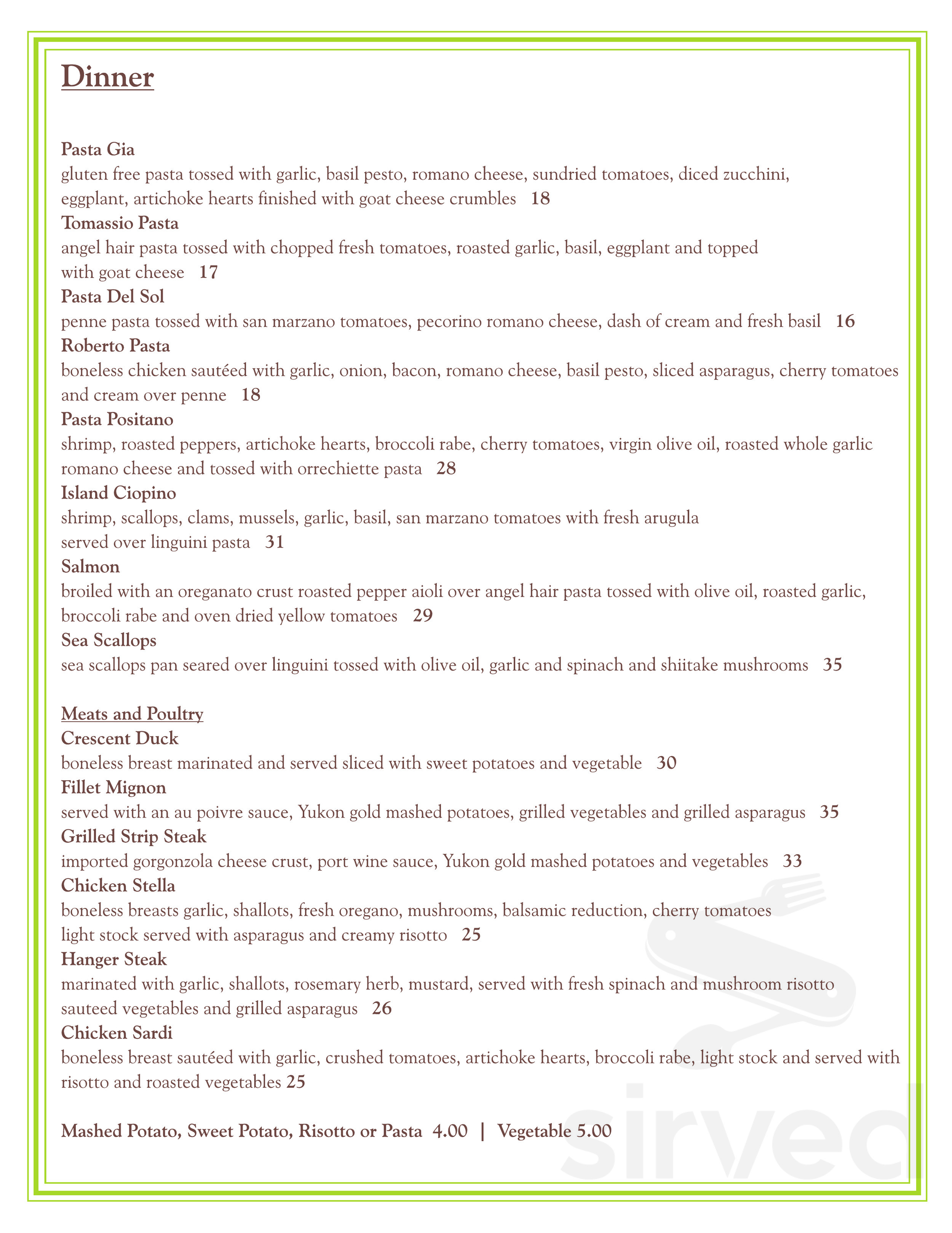 Farm Country Kitchen menu in Riverhead, New York, USA