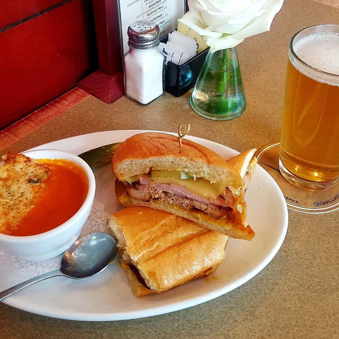 Cadillac Cafe menu in Portland, Oregon, USA