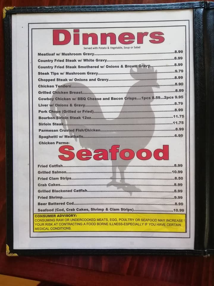 KiKis Egg House menu in Fort Meade, Florida, USA