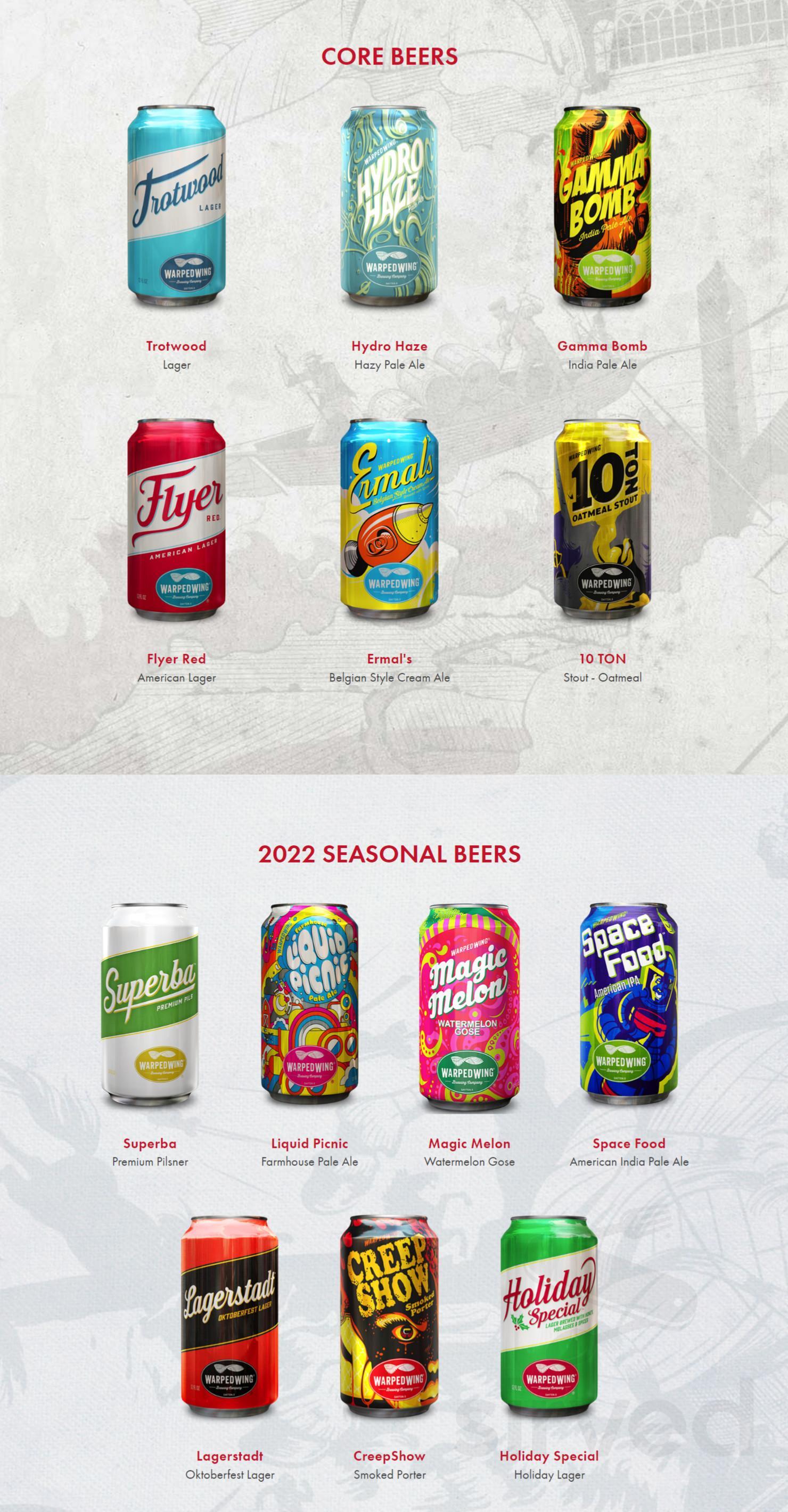 Warped Wing Barrel Room & Smokery - Springboro menu in Springboro, Ohio ...