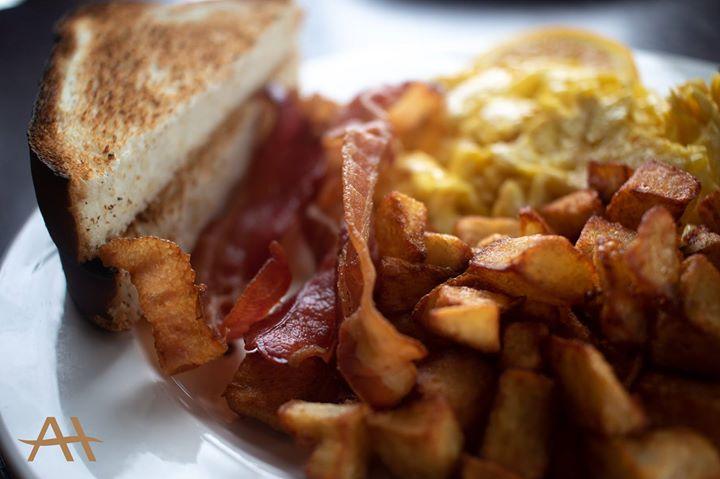 Atlantic Host menu in Bathurst, New Brunswick, Canada