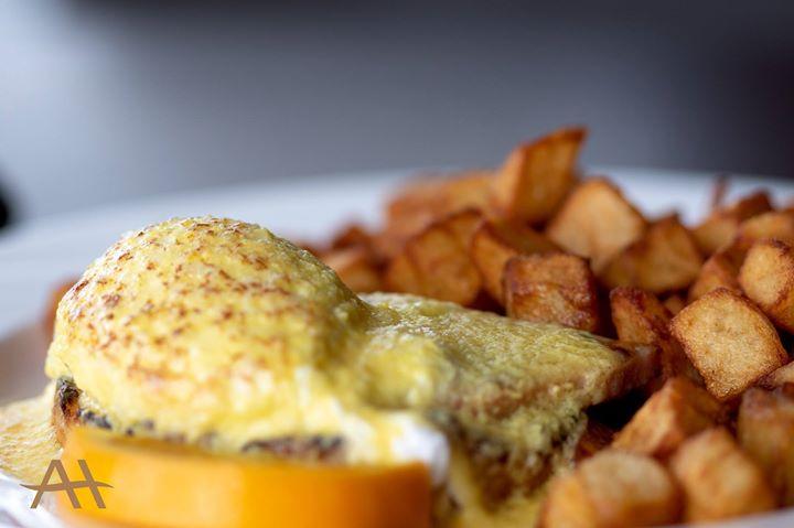 Atlantic Host menu in Bathurst, New Brunswick, Canada