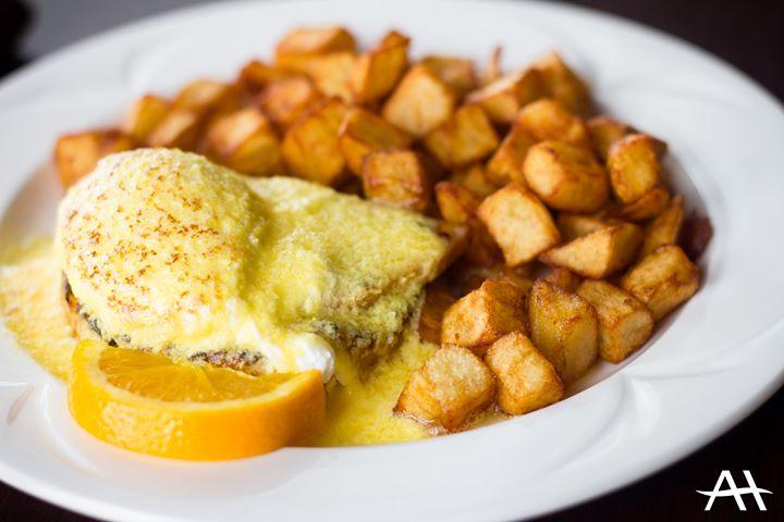 Atlantic Host menu in Bathurst, New Brunswick, Canada