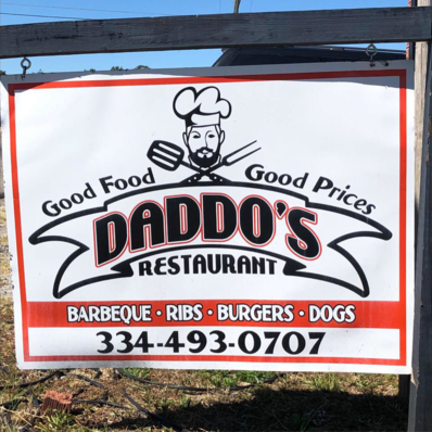 Menu for Daddo's Restaurant in Opp, AL | Sirved